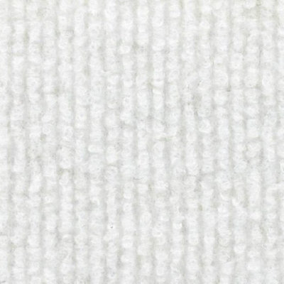 White Cord Carpet with Film Covering 4m x 4m (16m2)