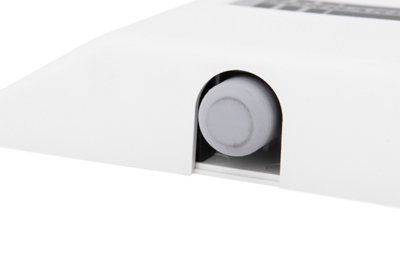 White Dorgard Acoustic Fire Door Retainer