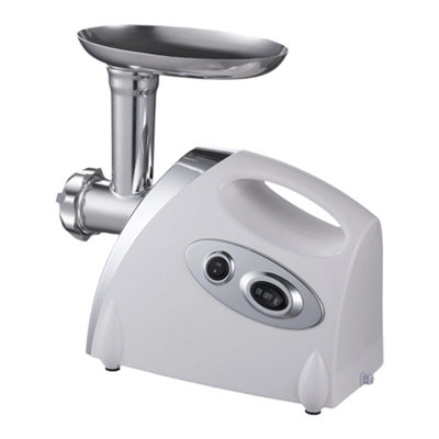 White Electric Manual Meat Grinder Kitchen Tool