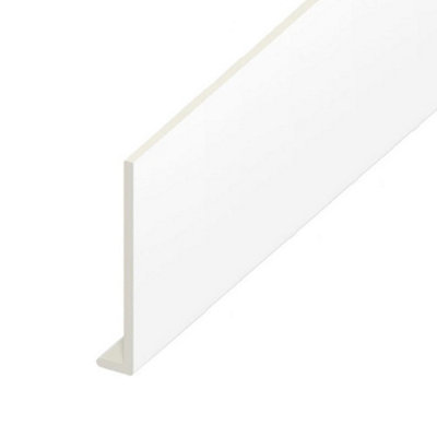 White Fascia Board Cover Capping Board - Window Sill Cover - (L) 5m x ...