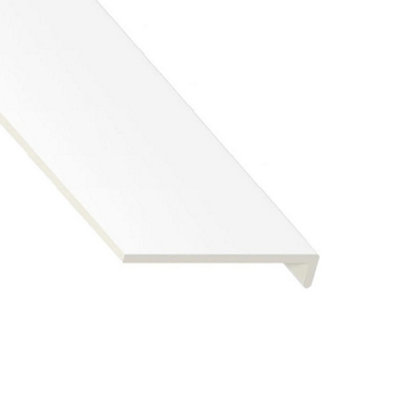 White Fascia Board Cover Capping Board - Window Sill Cover - (L) 5m x ...