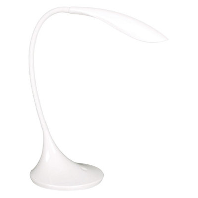 White High Vision Touch Control Tabletop LED Lamp - Mains Powered Desk ...