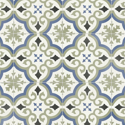 White Ivory Designer Anti-Slip 2.8mm Thick Vinyl Flooring For Kitchen ...