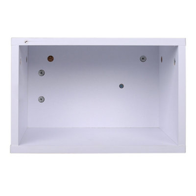White MDF Framed Sideboard TV Stand TV Unit with Easy Cable Access H ...