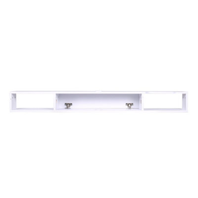 White MDF Framed Sideboard TV Stand TV Unit with Easy Cable Access H ...