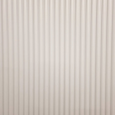 White Modern Fluted Wall Panels Wood Effect