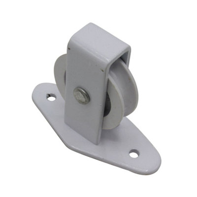 White Plate Fit Line Pulley Wheel (Washing Clothes Airer Indoor Drying ...