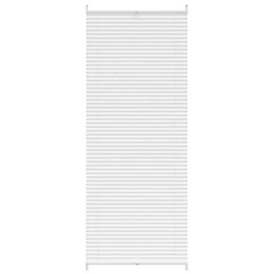 White Plisse Blind 90x200cm Pleated Window Shade