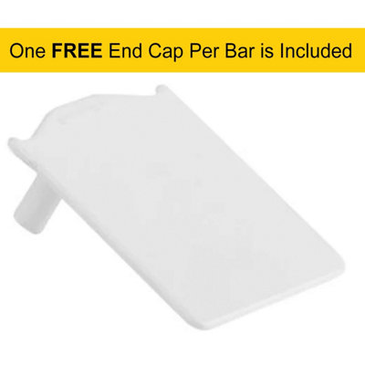 White Rafter Supported TGlaze Snapdown Glazing Bar for 10, 16 and 25mm ...