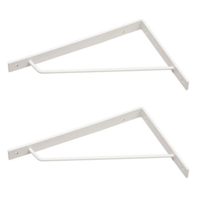 White Shelf Brackets