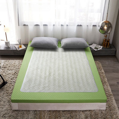 White Sherpa Electric Heated Mattress Pad 160 x 140