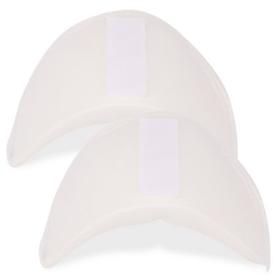 White Shoulder Pads, Anti Slip with Hook and Loop Fastening for Blazer ...