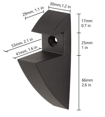 White Sumo Clip Bracket (Pair) | DIY at B&Q