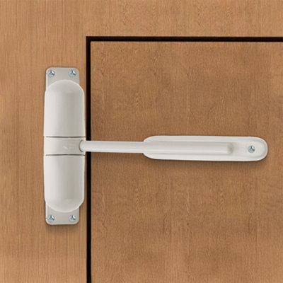 White Surface Mounted Spring Door Closer