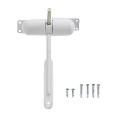 White Surface Mounted Spring Door Closer