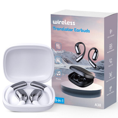 White Translation Earbuds Real Time, 3-in-1 Translator Earbuds 144 ...