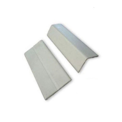 White UPVC Plastic Flexi Flexible Angle Trim 15mm x 15mm x 5 Metre Length