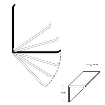 Upvc flexi angle store
