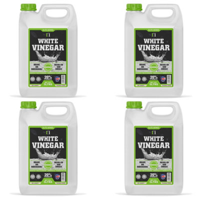 White Vinegar Cleaning 4 x 5ltrs - 20 Litres HIGH STRENGTH 20% - All ...