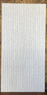 White Wave Effect Wall Panel 4 x Interior Exterior Cladding 1200 x 600mm