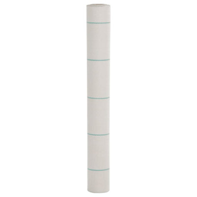 White Weed Membrane 1x50 m PP Ground Cover Fabric Weed Control Mat