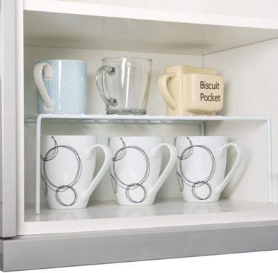 White Wire Shelf Insert For Cupboard Storage at B&Q