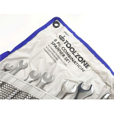 Whitworth Imperial Combination Spanner Set 8 Pc Crv AF BSW Open Ended ...