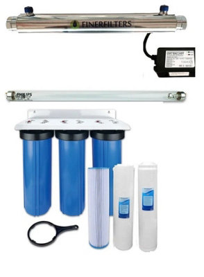 Whole House and Private Water Sediment Filtration System with 55 Watt ...