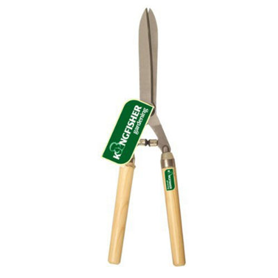 WHSHEAR Wooden Handle Hedge Shears, Durable and Ergonomic for Precise ...