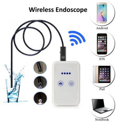 Wi-fi Video Inspection Endoscope for Smartphones PC and Tablets 5.5mm ...