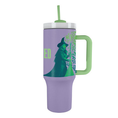 Wicked Elphaba and Glinda 1.2L Tumbler Purple/Green (One Size)