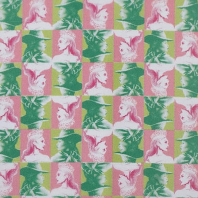 Wicked Fleece Elphaba and Glinda Blanket Pink/Green/White (150cm x 120cm)
