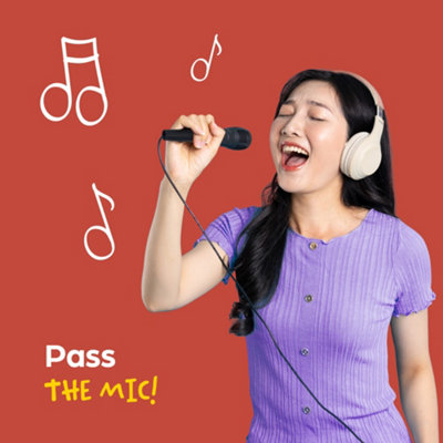 WICKED GIZMOS Portable Karaoke Machine with Amplifying Speaker