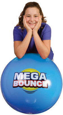 Wicked Mega Bounce Junior Blue. Huge inflatable bounce ball with a 1.4m ...