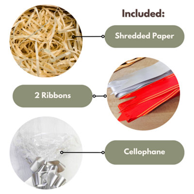 Wicker Hamper Basket with Make Your Own Kit