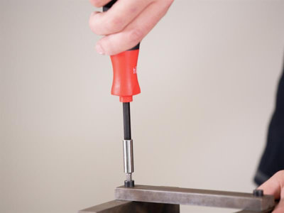 Wiha 38606 LiftUp 25 Magnetic Screwdriver with Bit Magazine (SL, PH, PZ ...