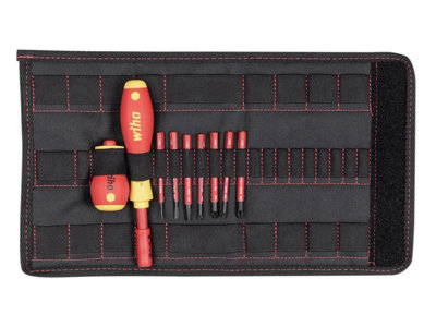 Wiha 41233 SoftFinish electric slimVario Screwdriver Set, 10 Piece WHA41233