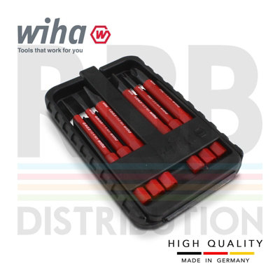 Wiha 43159 slimBit electric SL/PH Bit Set, 7 Piece WHA43159