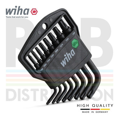 Wiha L-key Allen Key Set Classic Holder Torx Tamper Resistant Short ...