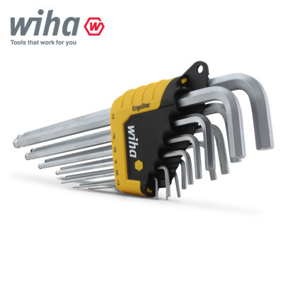 Wiha L-key Allen Key Set Hex Ball End MagicRing 13pcs With ErgoStar ...