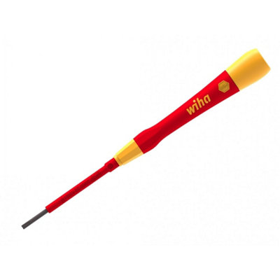 Wiha Picofinish Electric Fine Screwdriver, Slotted Tip Multi Colour (3. ...