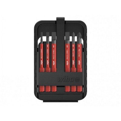 Wiha Slimbit Electric Sl/ph Bit Set, 7 Piece Multi Colour (One Size)