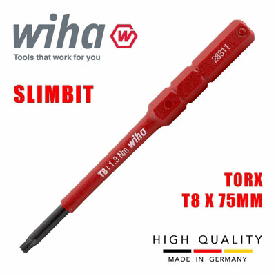 Wiha Slimbit Screwdriver SlimVario PZ SL PH Torx HEX 75mm 1000v VDE ...