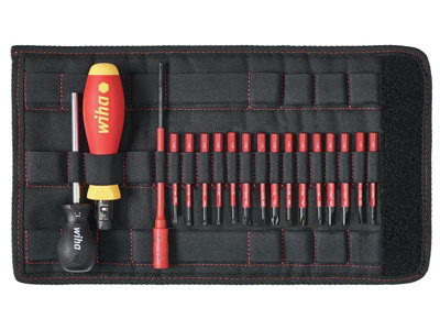 Wiha Slimbits Torque Screwdriver 0.8 to 5 Nm Hex PH PZ SL Torx 1000v VDE 36791 | DIY at B&Q
