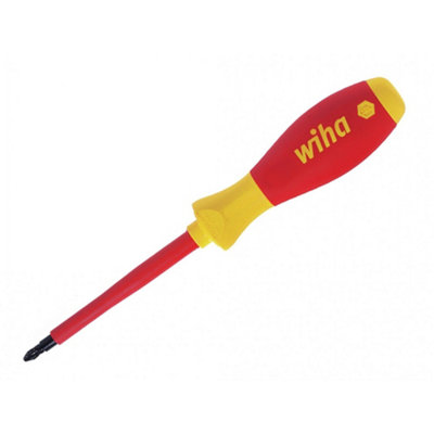 Wiha Softfinish Electric Slimfix Screwdriver, Pozidriv Tip Multi Colour ...
