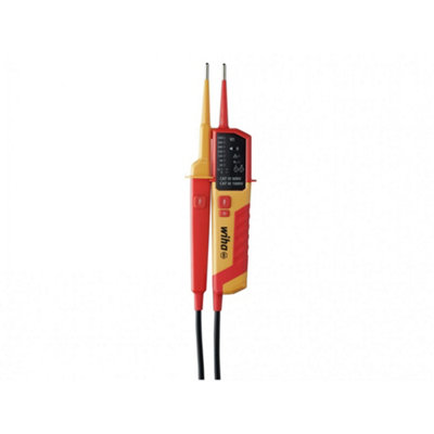 Wiha Voltage And Continuity Tester 12-1,000 V Ac, Cat Iv Multi Colour ...