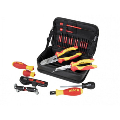 Wiha Wall Box Installation Tool Set, 22 Piece Multi Colour (One Size)