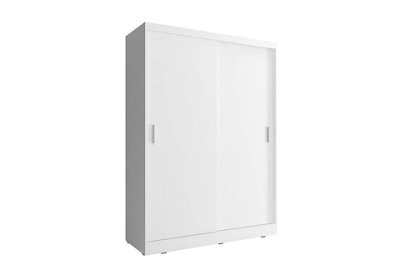 Wiki Contemporary Wardrobe 4 Shelves 1 Hanging Rail 2 Sliding Doors in ...