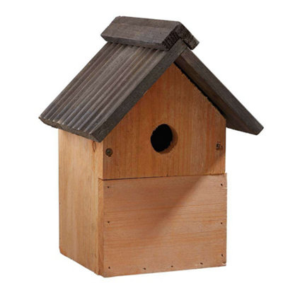 Wild Garden Bird Box, Traditional Wooden Bird House Multi-Purpose Bird ...
