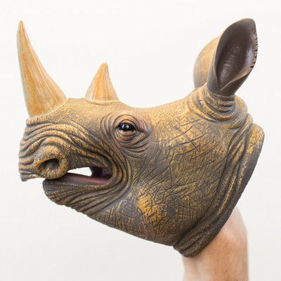 Wild Thingz Hand Puppet - Rhino
